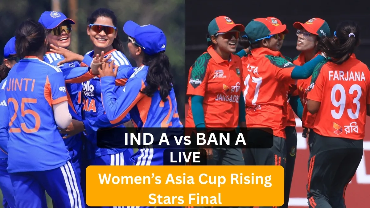 Women's Asia Cup Rising Stars final LIVE Cricket Score: India A vs ...