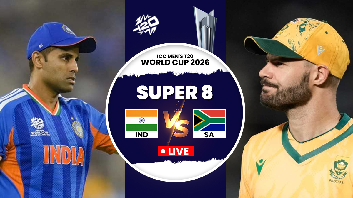 IND vs SA T20 World Cup 2026 LIVE Cricket Score: India vs South Africa ...