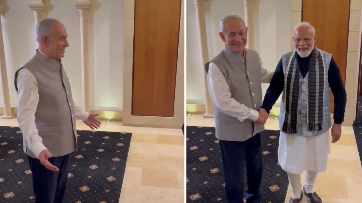 Netanyahu dons Nehru jacket, kurta-style shirt to 'surprise' PM Modi ...