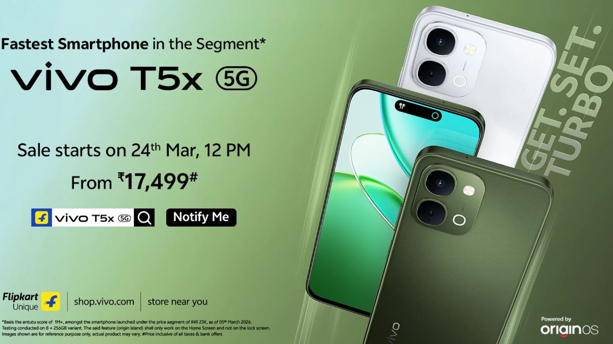Vivo T5x 5G launched in India with massive 7200mAh battery, price ...