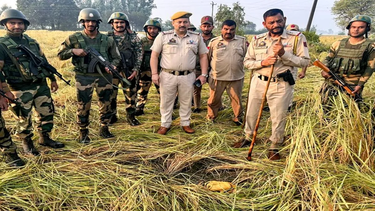 Heroin worth over Rs 8 crore dropped by Pakistani drone seized near ...