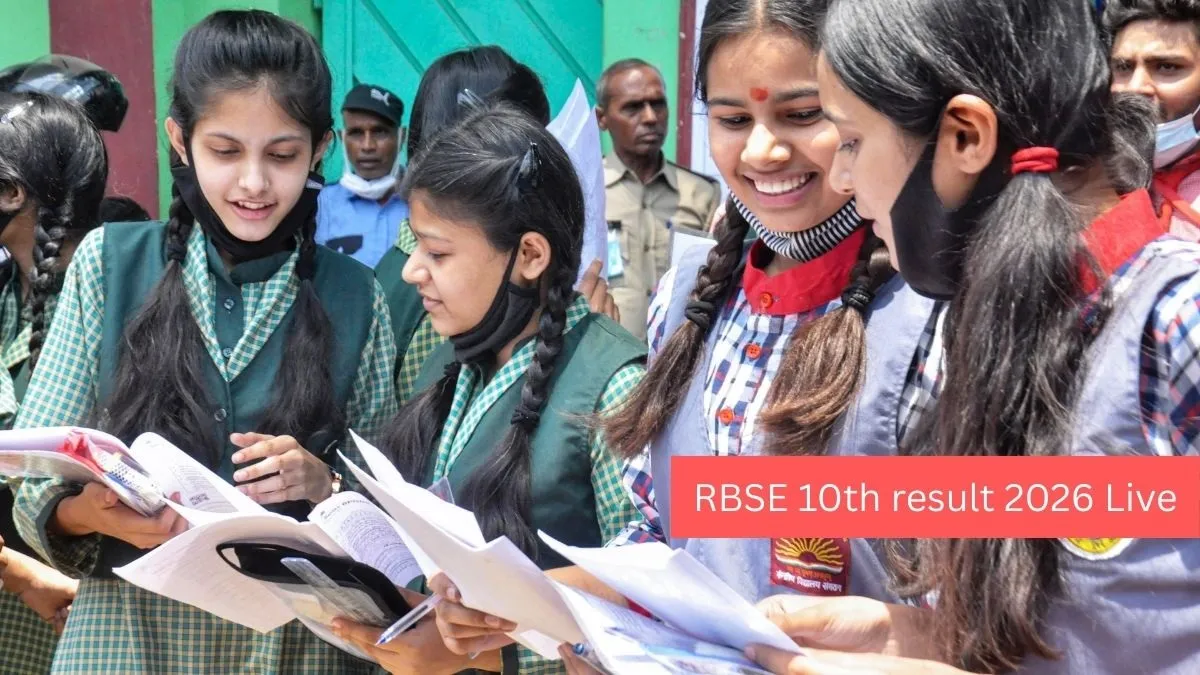 Rajasthan Board RBSE 10th result 2026 Live Updates: BSER matric result ...