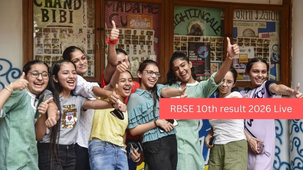 Rajasthan Board 10th result 2026 Live Updates: RBSE matric result at ...