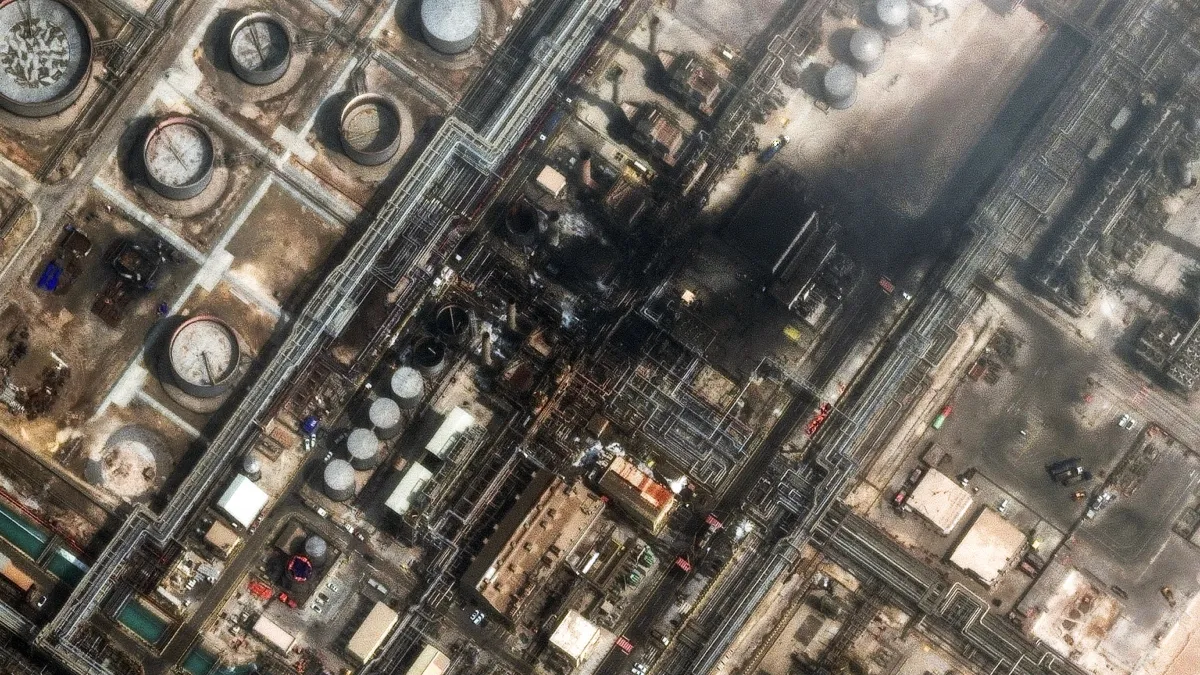 Satellite images reveal damage at Saudi Aramco's Ras Tanura refining ...