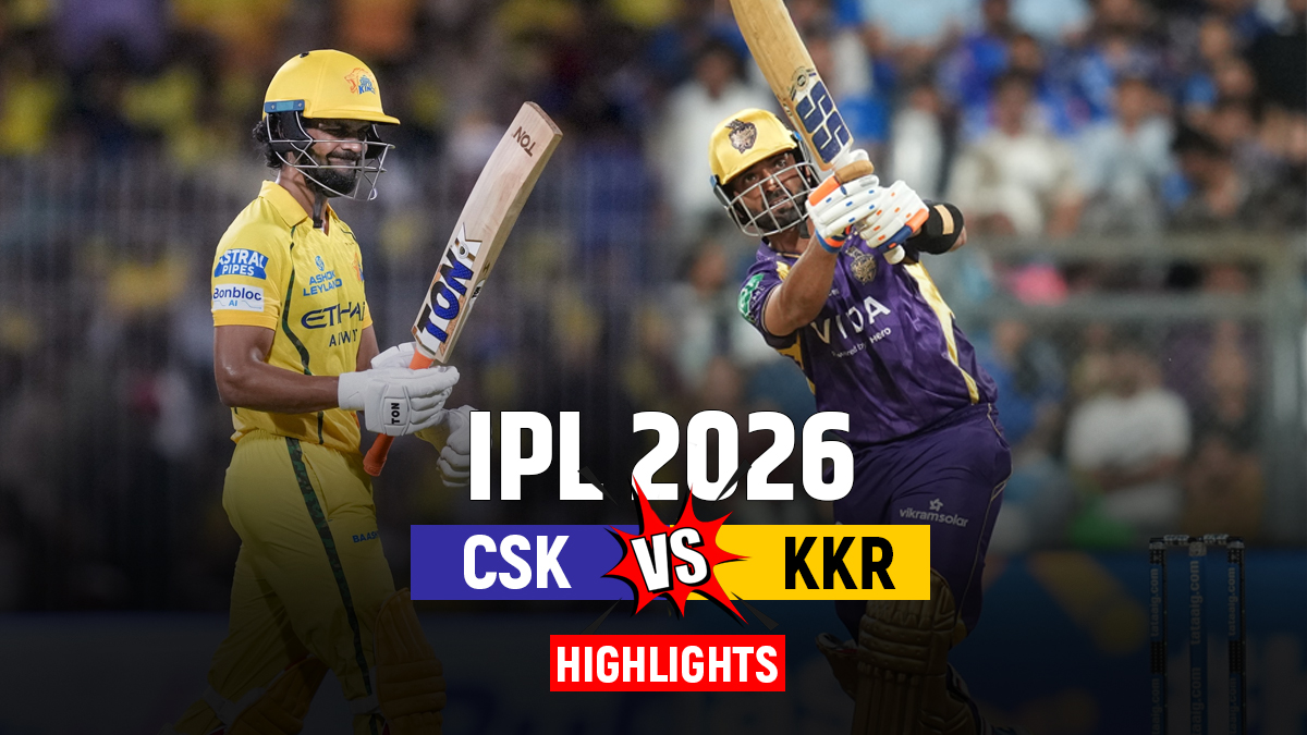 CSK vs KKR IPL 2026 LIVE Cricket Score: Chennai Super Kings vs Kolkata ...