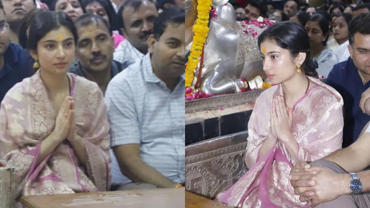 Sara Arjun visits Mahakaleshwar temple amid Dhurandhar 2 success, says ...