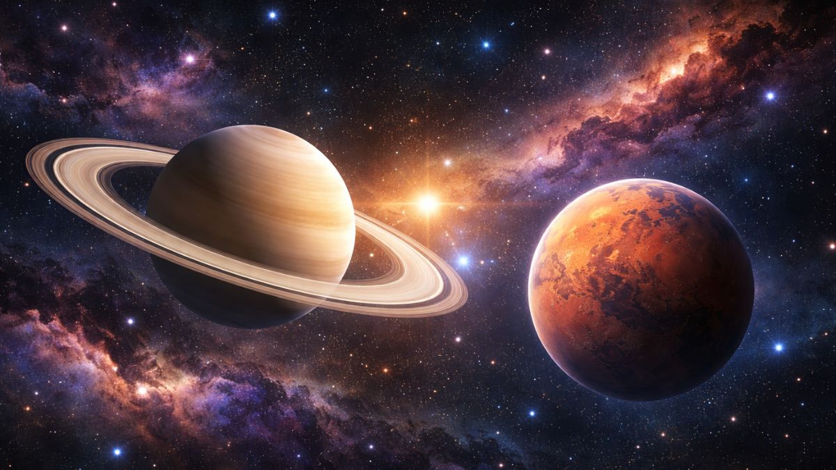 Shani-Mangal Yuti: Saturn-Mars conjunction may lead to career stress ...