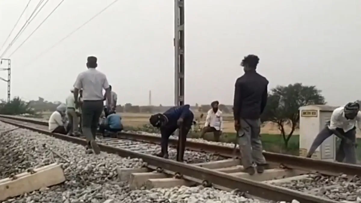 Major tragedy averted as man planting bomb on railway track killed in ...