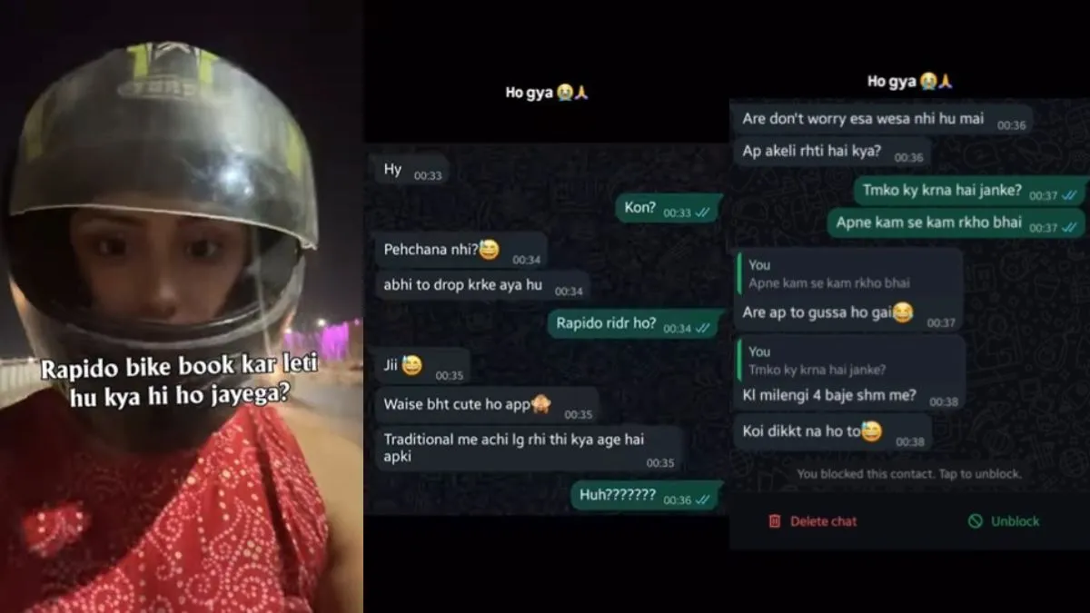 Rapido rider sends inappropriate messages to woman, company apologises ...
