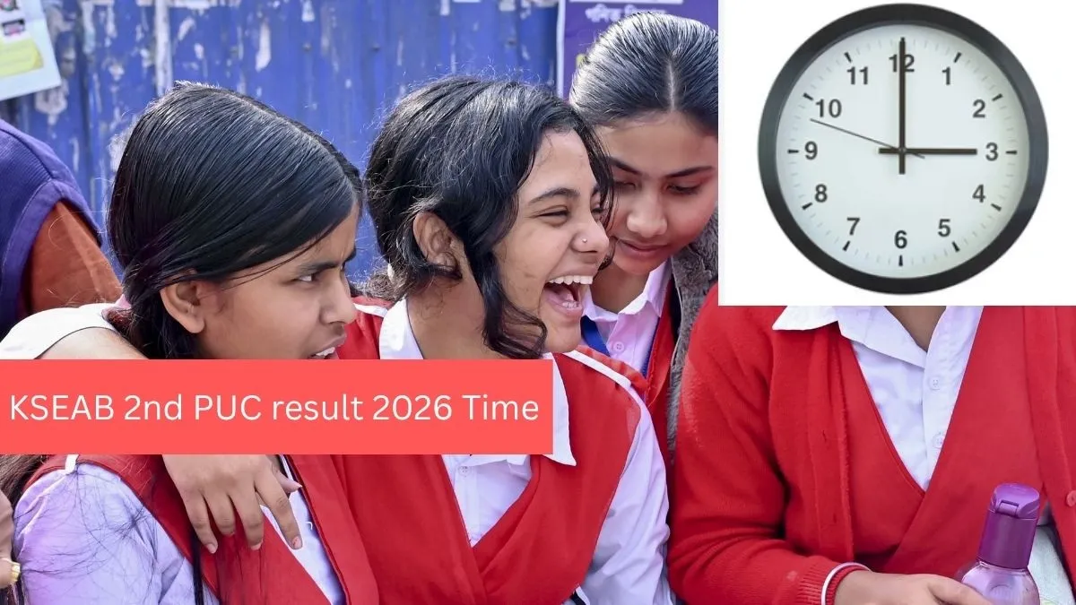KSEAB 2nd PUC result 2026 time: When will Karnataka 12th PUC result be ...