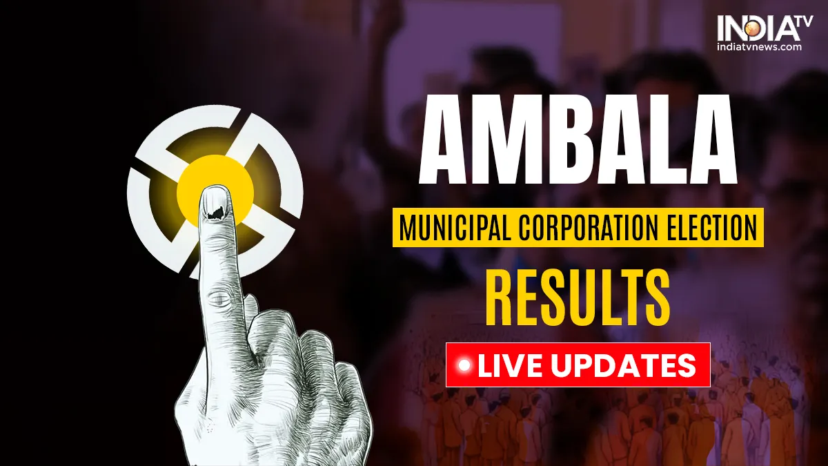 Ambala Municipal Corporation Election Results 2026: BJP's Mayoral ...