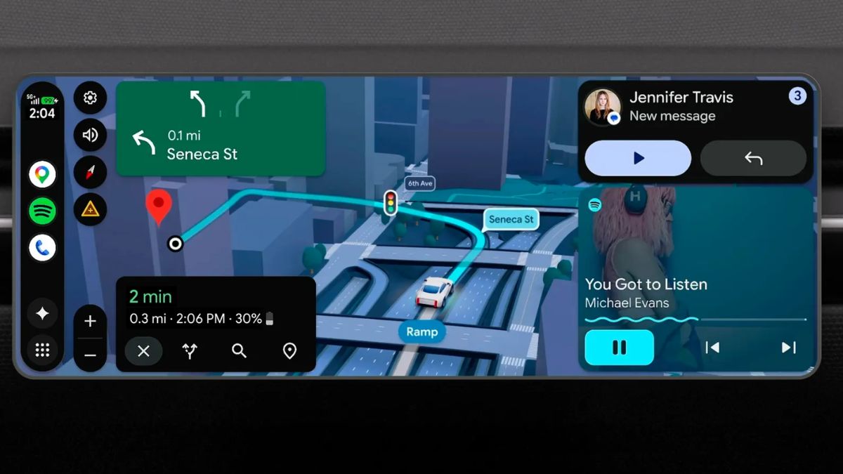 Google Android Auto gets Gemini AI, YouTube video support and 3D Maps ...