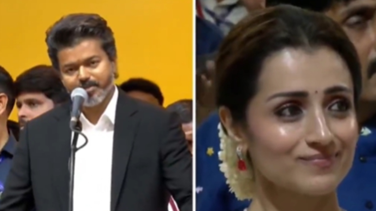 Did Trisha cry during Thalapathy Vijay's oath taking ceremony? Know ...
