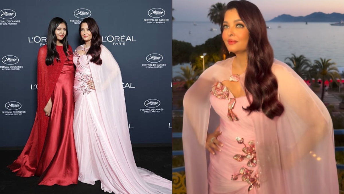 Aishwarya Rai Bachchan's second Cannes 2026 look in powder pink gown is ...