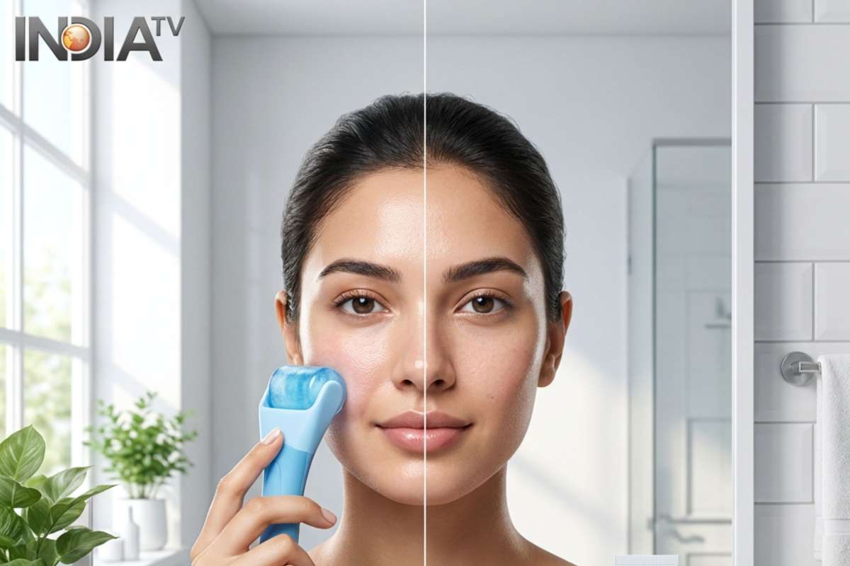 Do ice rollers actually shrink pores? Dermatologist explains | Beauty ...