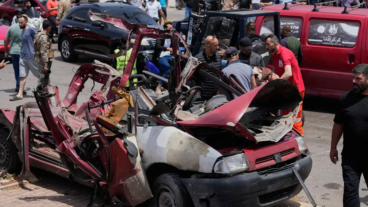 Israeli drone strikes on seven vehicles in Lebanon kill 12 people ...