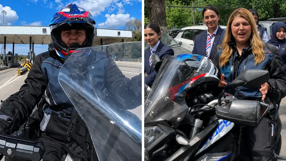 Woman rides solo from London to Lahore in 36 days, internet calls ...