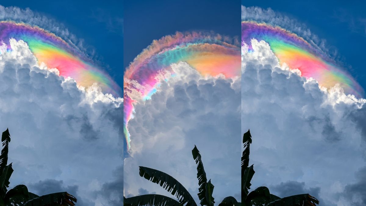 Viral ‘rainbow cloud' over Indonesia leaves social media stunned ...