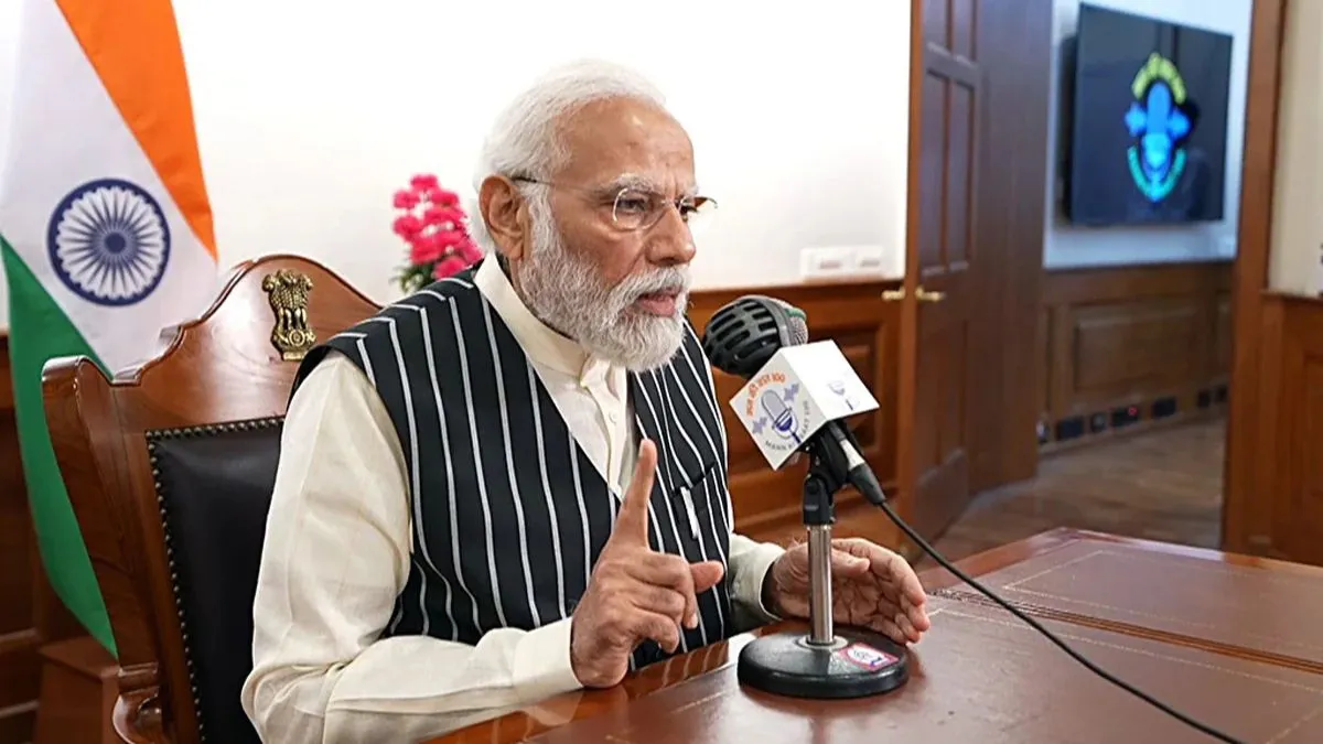 PM Modi addresses nation through 134th episode of Mann Ki Baat | India ...