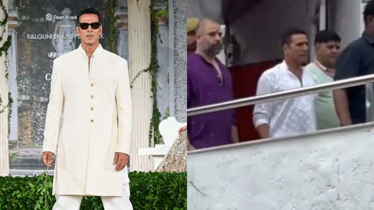 Watch: Akshay Kumar visits Vaishno Devi temple ahead of Welcome To The ...