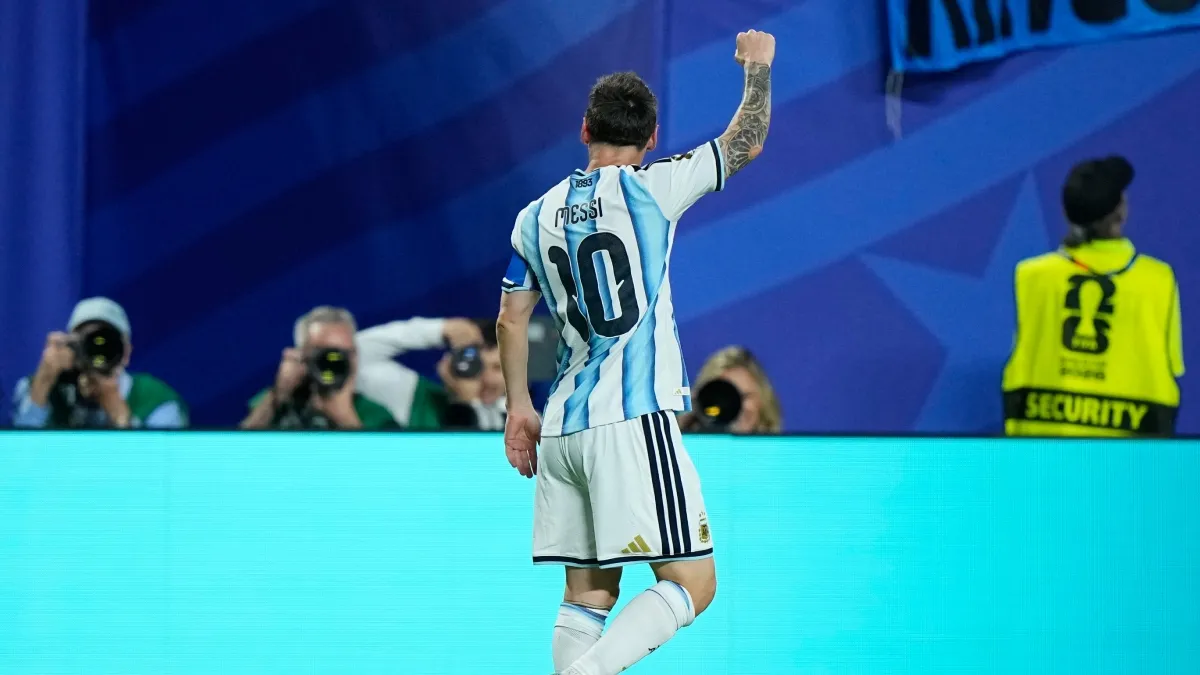 Which records did Lionel Messi break in historic hat-trick outing in ...