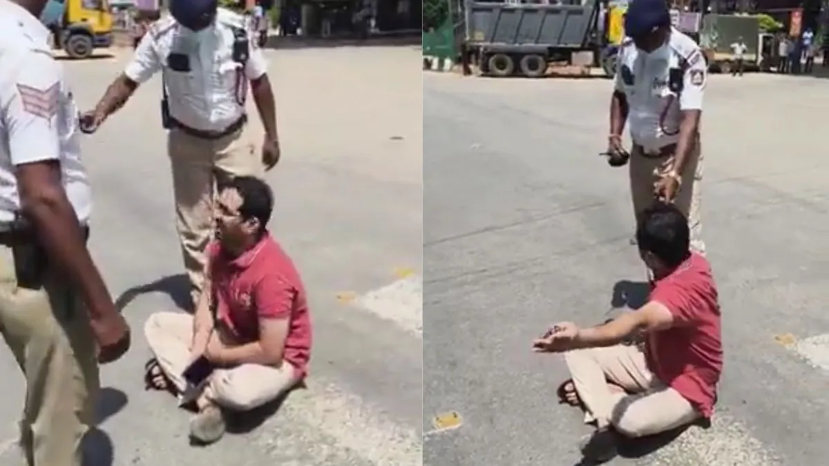 'My wife is pregnant': Bengaluru man stages sit-in after Governor's ...