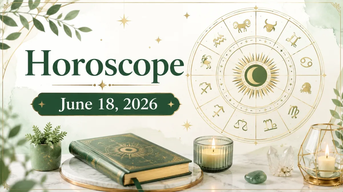 Horoscope Today, June 18, 2026: Love, career, money and health ...