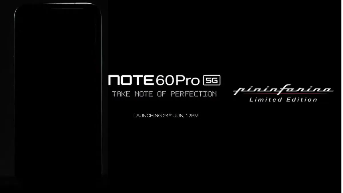 Infinix Note 60 Pro Pininfarina Edition launching on June 24: Design ...