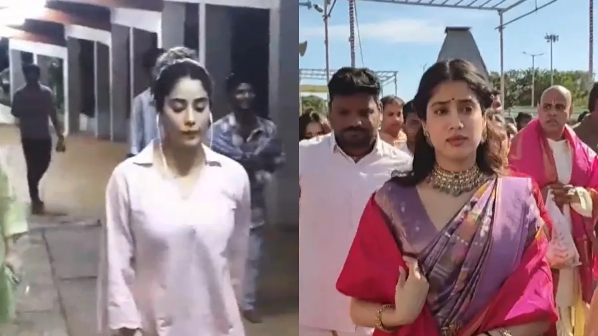 Janhvi Kapoor treks Alipiri steps to reach Tirumala to seek blessings ...