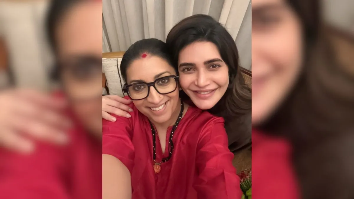 'The baby is having a baby…': Smriti Irani reunites with Kyunki Saas ...