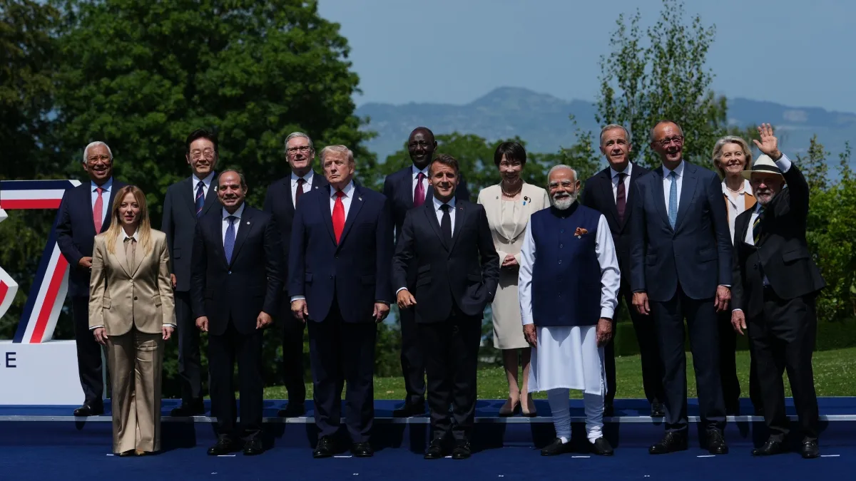 G7 Summit: PM Modi holds bilateral meetings with Canadian, UK ...