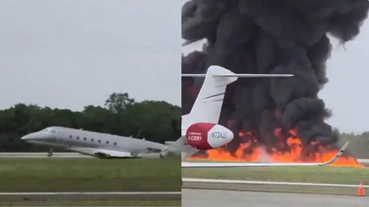 Two pilots die as private jet crashes in Dominican Republic; terrifying ...