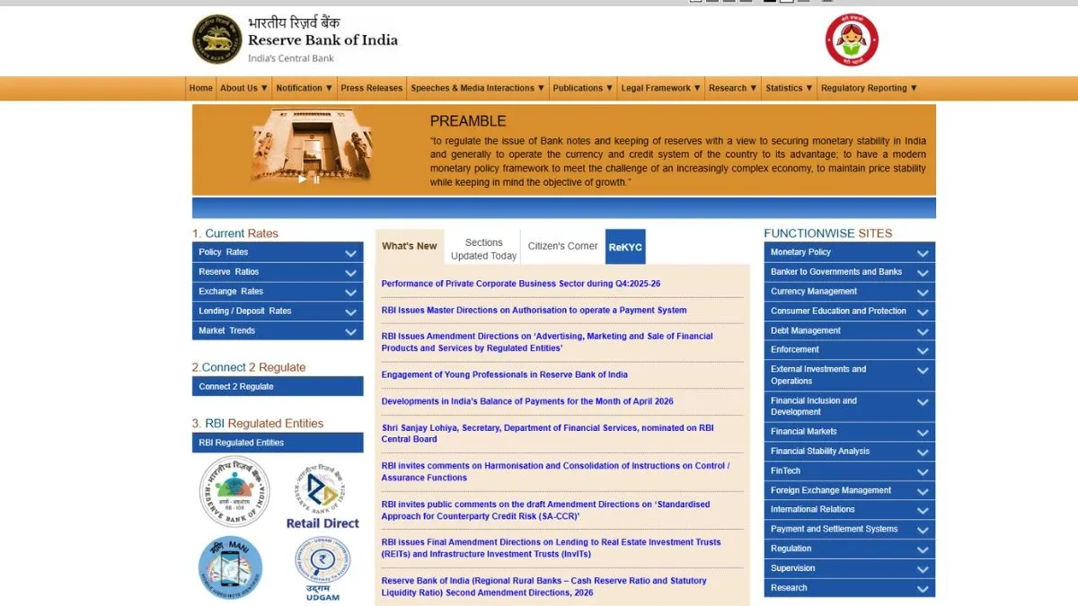 RBI young professional recruitment 2026: Apply for 1.5 Lakh monthly ...