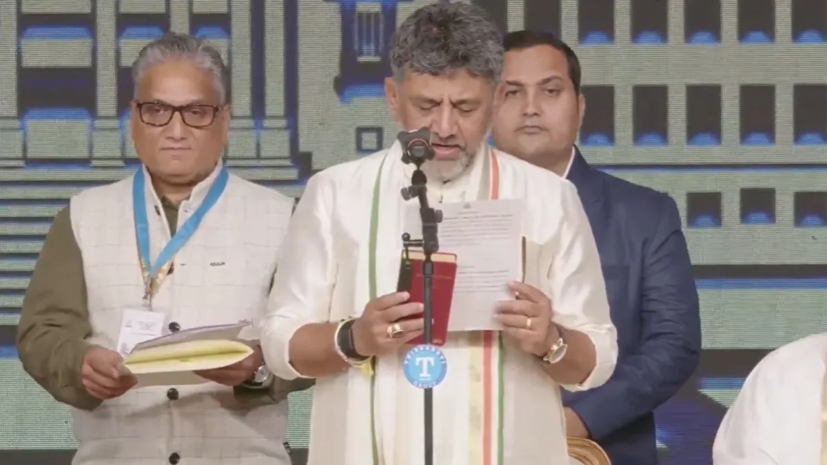 Karnataka CM swearing-in: Priyank Kharge, KJ George, MB Patil take oath ...