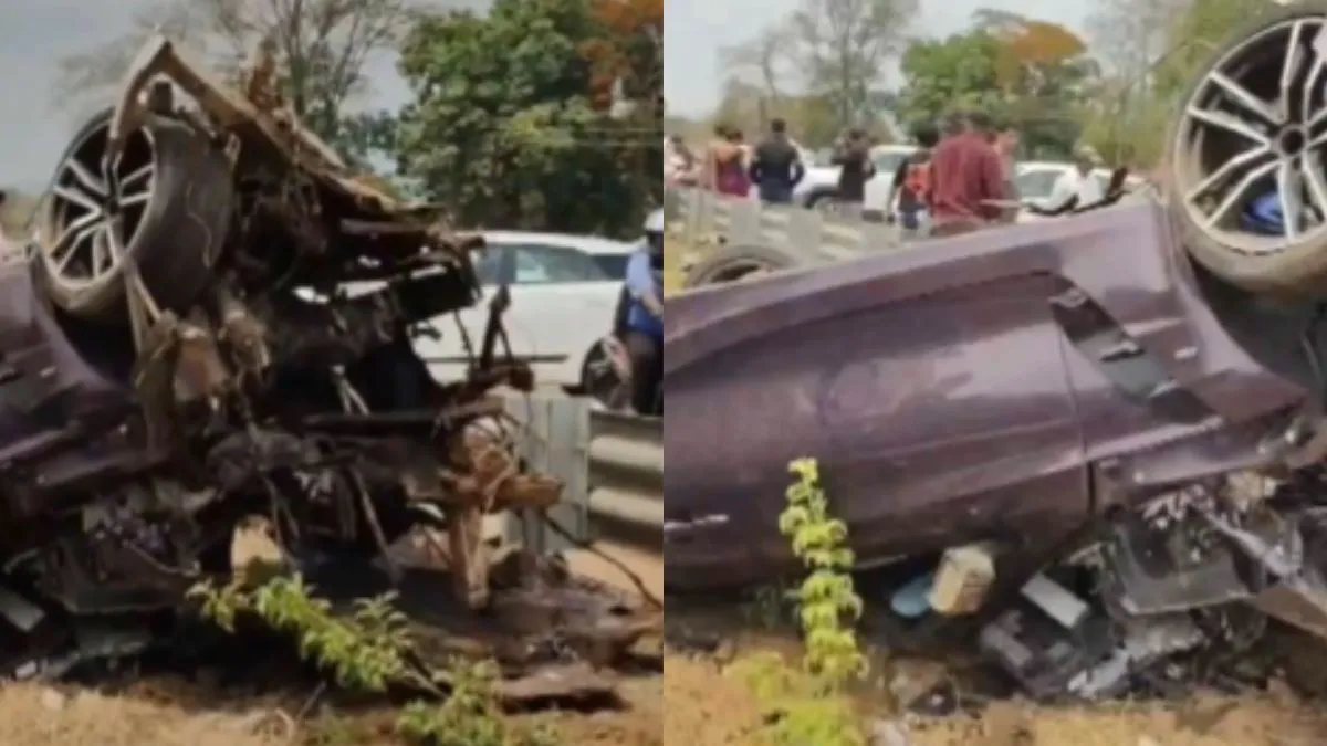 Two killed after BMW crashes on Mumbai-Vadodara Highway in Maharashtra ...