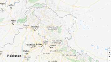 Kashmir Map Line Of Control