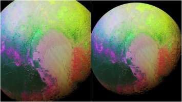 color real pluto planet