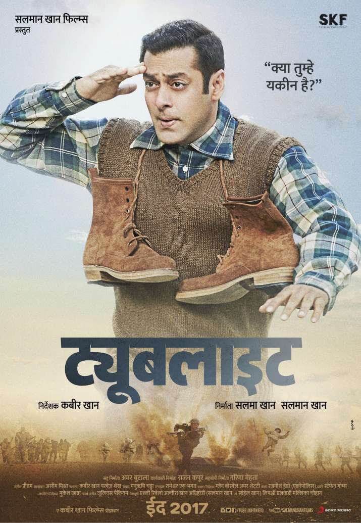 Tubelight Hindi poster out: It's a visual treat for Salman fans ...