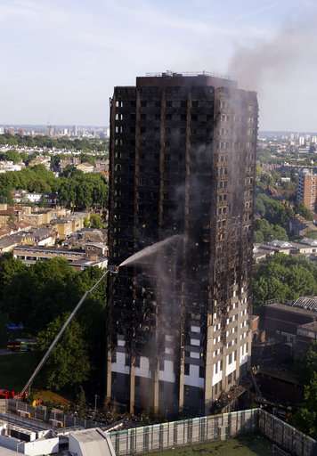 London fire: Flames still burning at Grenfell Tower block, 12 confirmed ...