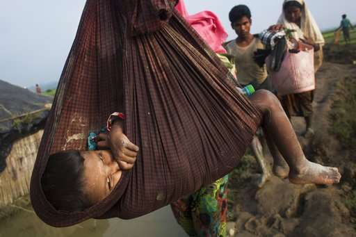 123,000 Rohingyas flee since Aug 25; 30,000 trapped in hilly terrain ...