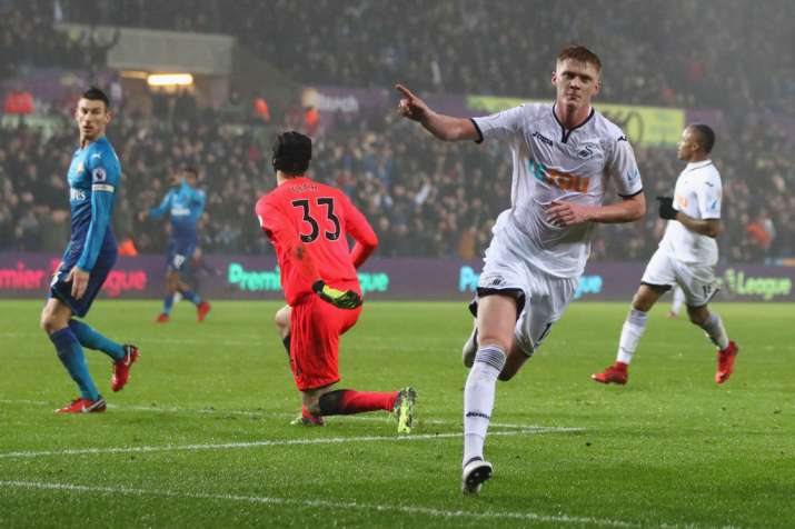 EPL: Swansea thrash Arsenal on Mkhitaryan debut; Liverpool collect ...