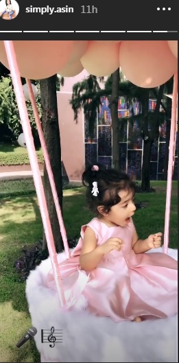 Asin shares adorable pictures of daughter Arin on her 1st birthday ...