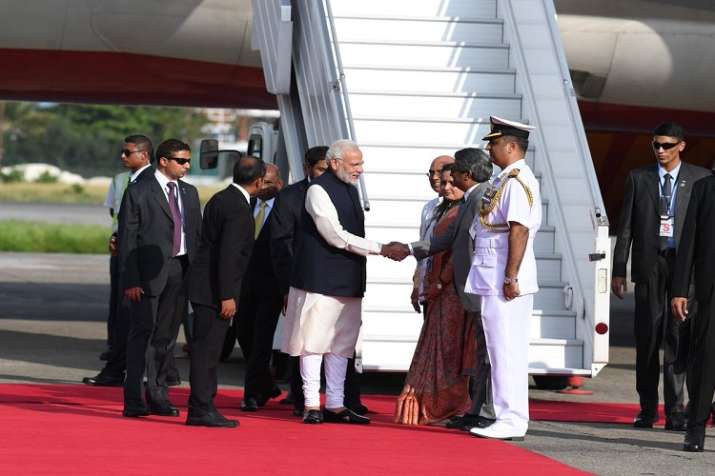 PM Modi in Maldives LIVE: Prime Minister arrives at Male's National ...