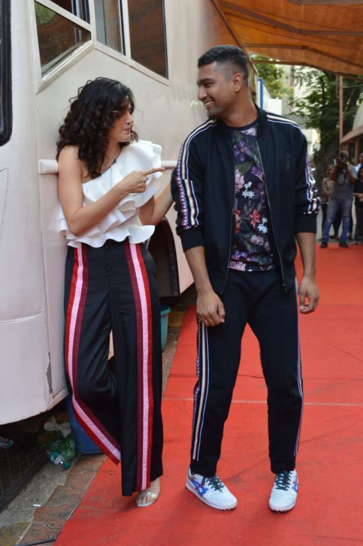 Vicky Kaushal, Taapsee Pannu go into Manmarziyaan mode with their goofiness. Check out pictures ...