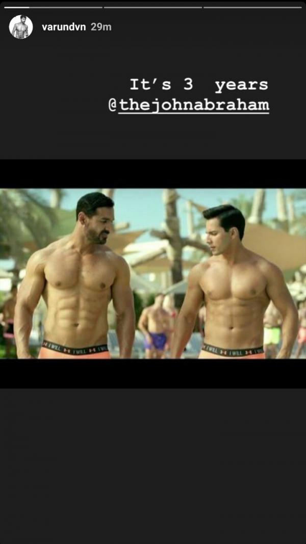 John Abraham posts on social media as Dishoom completes 3 years, misses ...
