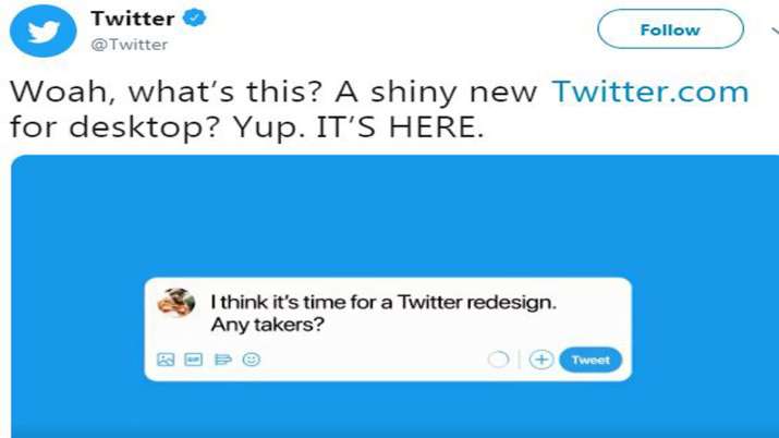 Twitter rolling out new desktop look, users unhappy | Technology News ... Twitter rolling out new desktop look, users unhappy | Technology News ...