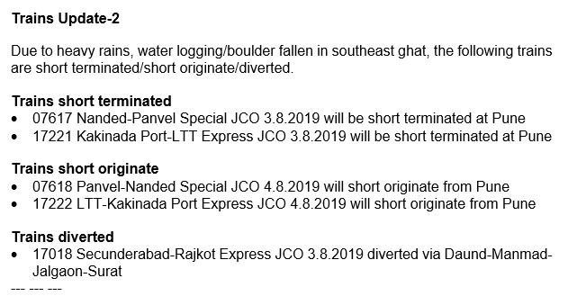 Mumbai rains: Several trains delayed, cancelled due to heavy downpour | India News – India TV