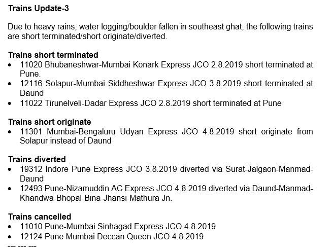 Mumbai rains: Several trains delayed, cancelled due to heavy downpour | India News – India TV