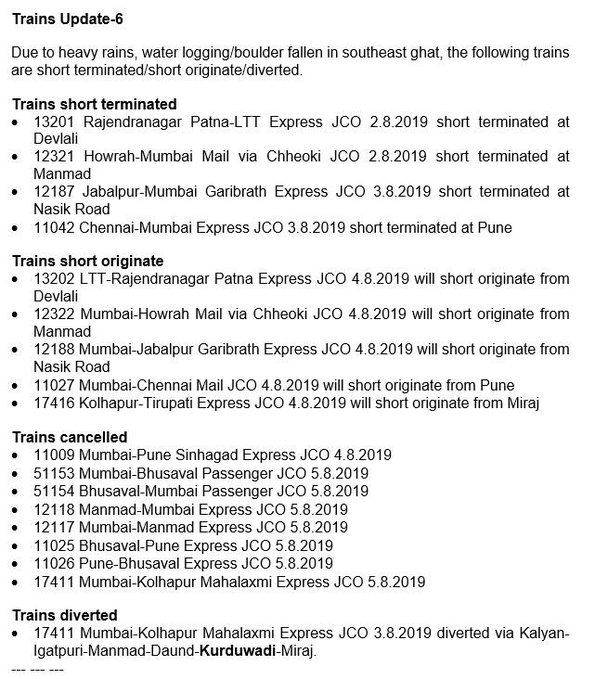 Mumbai rains: Several trains delayed, cancelled due to heavy downpour | India News – India TV