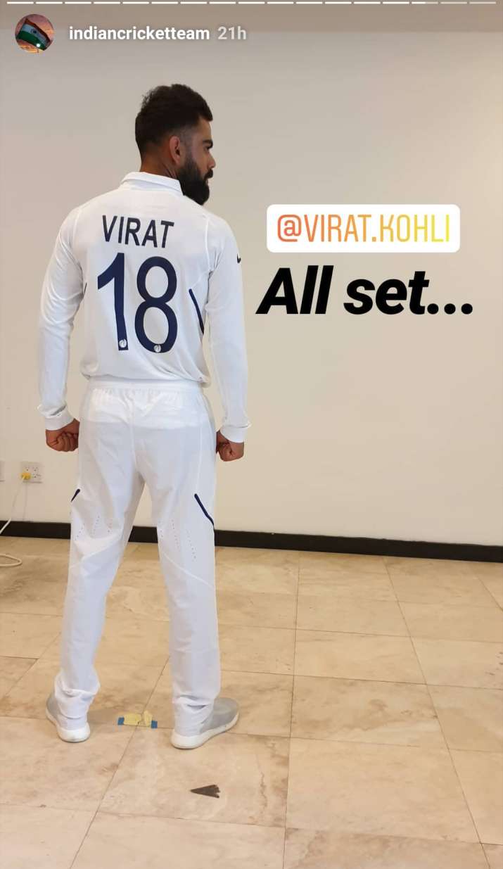 Team India players flaunt their new Test jerseys ahead of Antigua clash ...